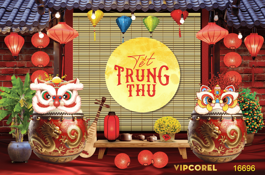 Mẫu tiểu cảnh trang trí trung thu 2025 #7 vector | VIPcorel.com - Thư ...
